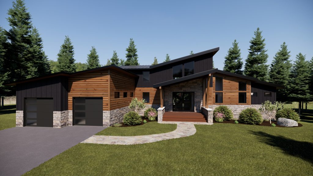 The Stratos Renderings - Gastineau Log Homes